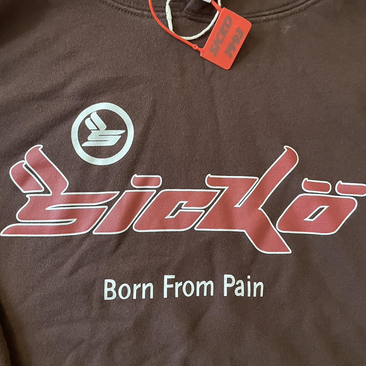 Sicko Hoodie Brown IAN CONNOR Sicko Hoodie SIZE:... - Depop