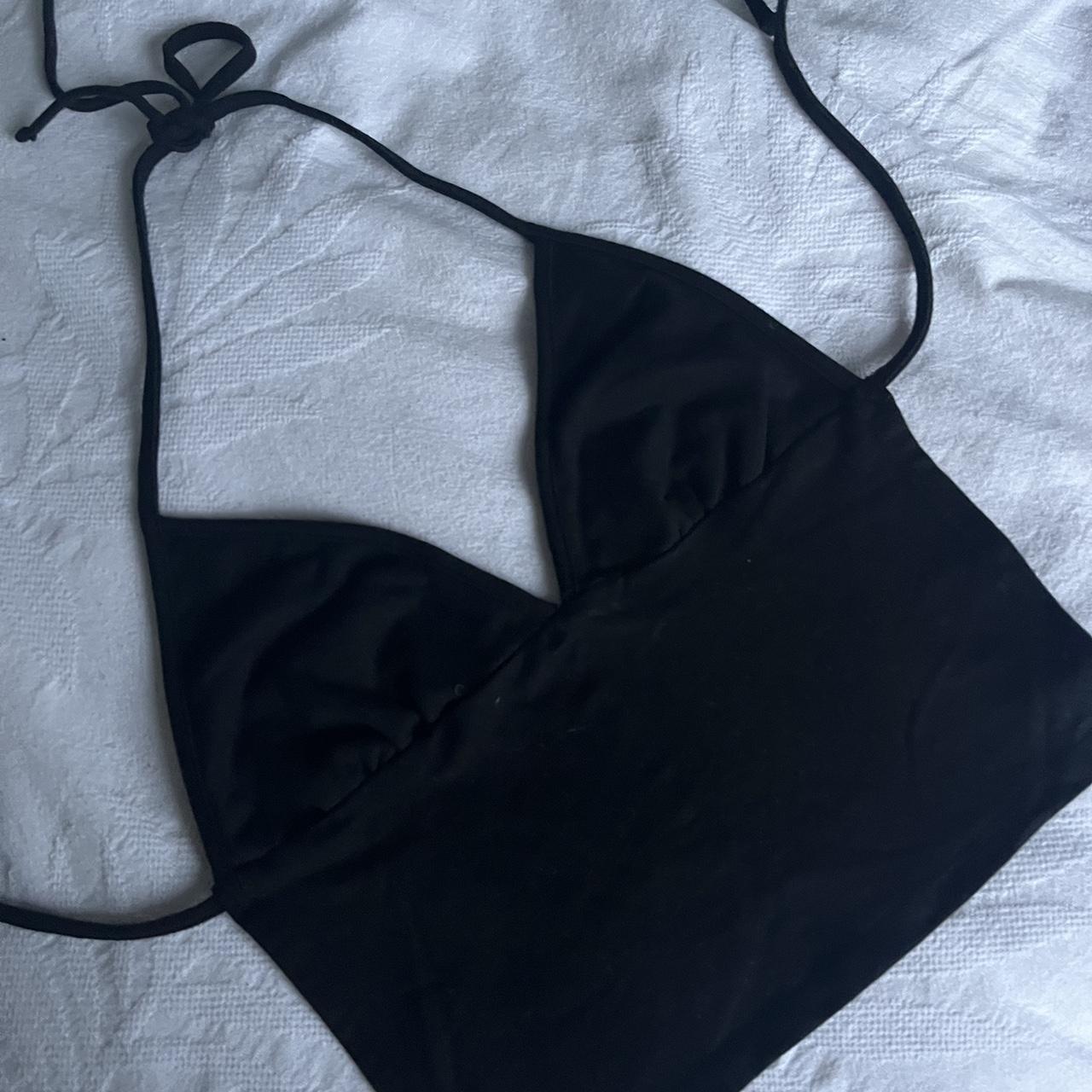 Edikted Tie Back Top 🖤 Worn once Size... - Depop