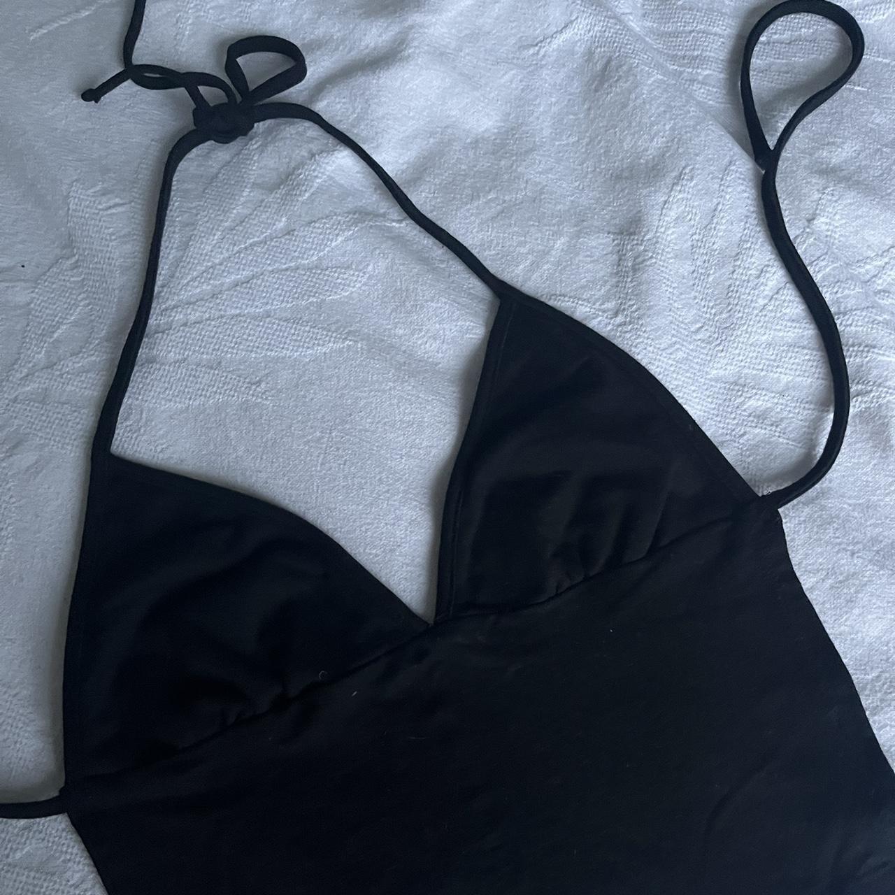 Edikted Tie Back Top 🖤 Worn once Size... - Depop