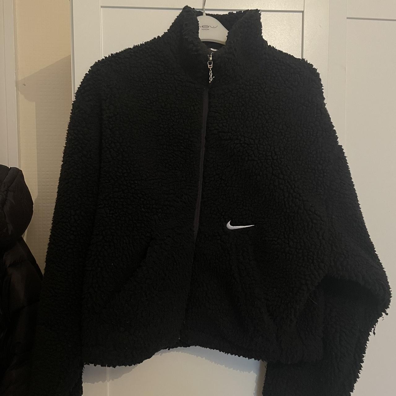 Nike black Borg jacket - Depop
