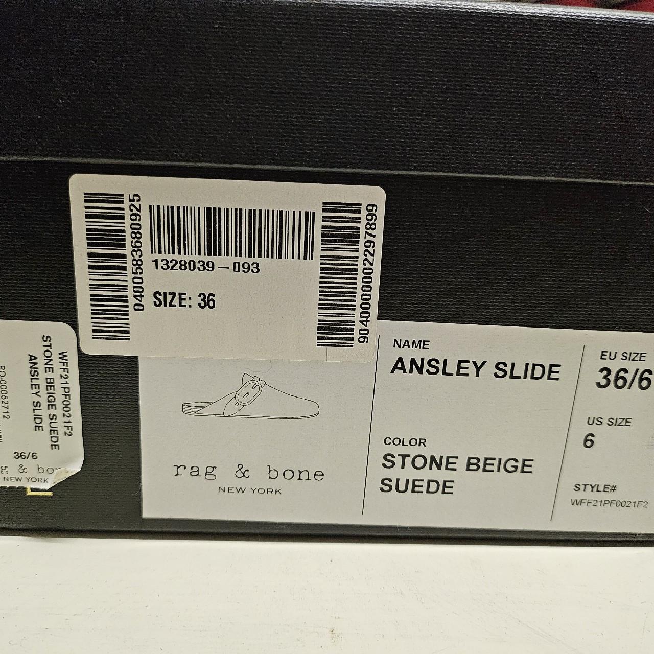 Rag & Bone Size 36 Leather Suede loafers Silver... - Depop