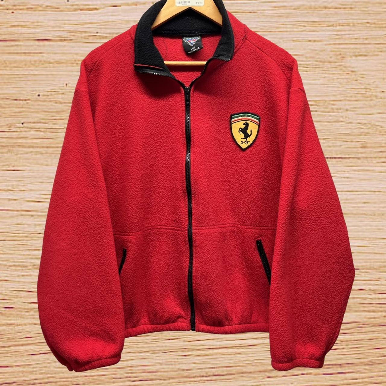 Ferrari Men's Red Jacket | Depop