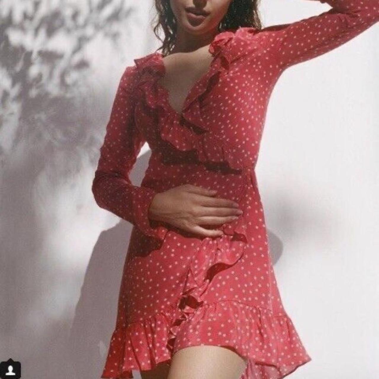 Realisation Par Wrap Dress Size XS Brilliant... - Depop