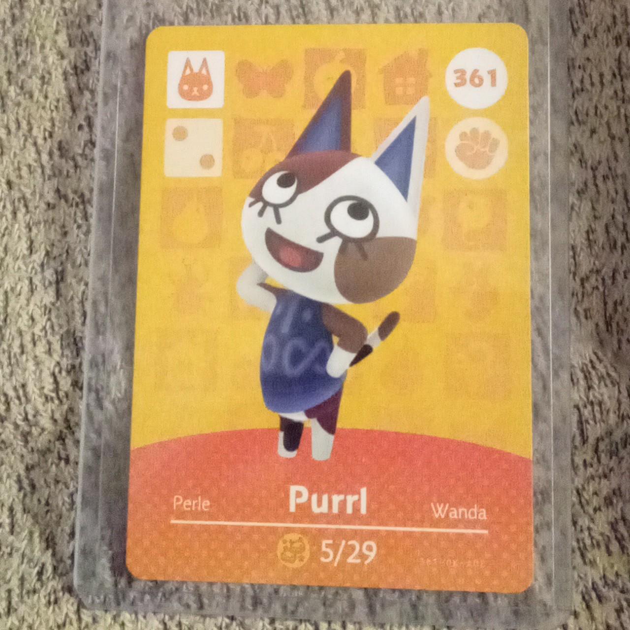Purrl Amiibo card in great... - Depop