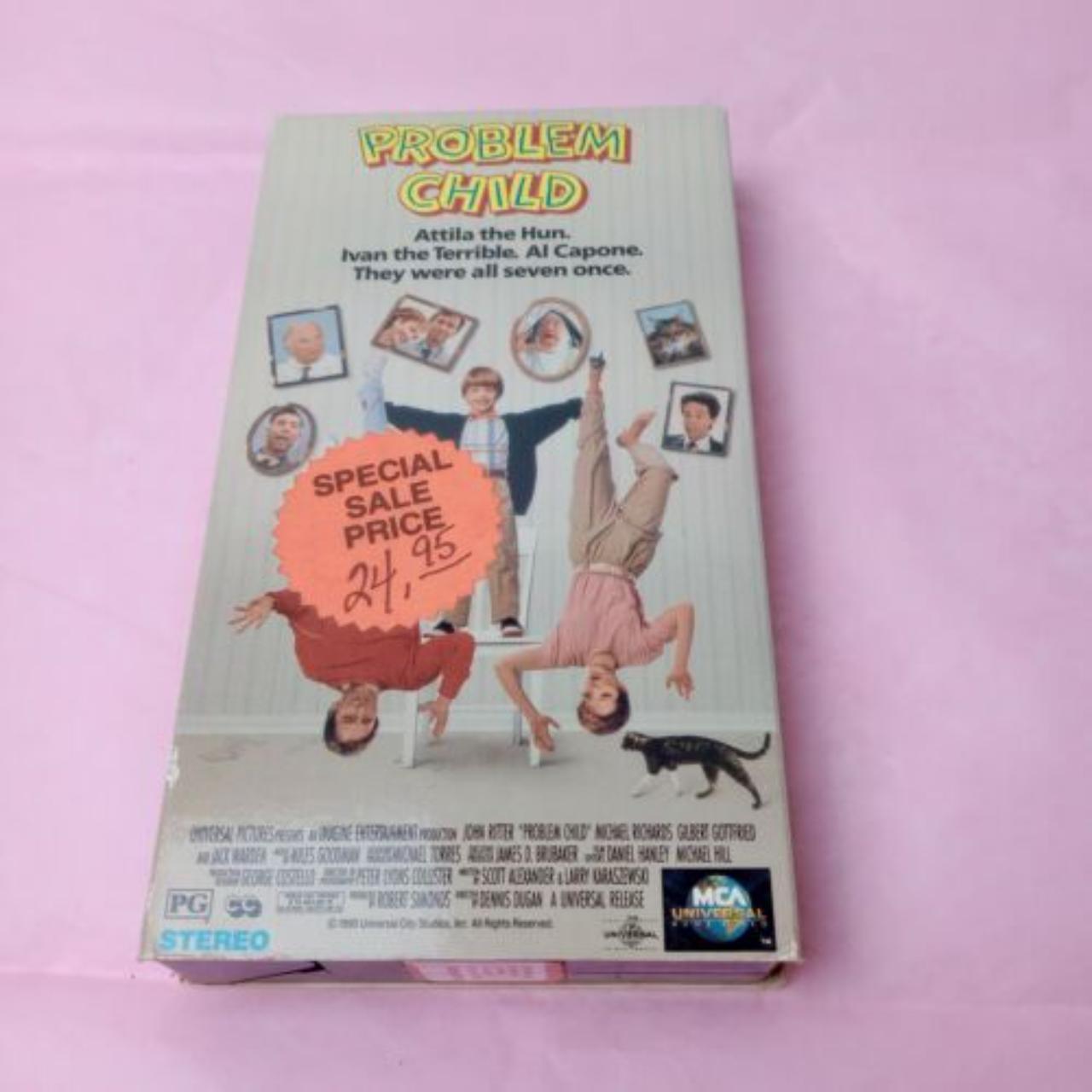 Problem Child VHS Tape. Former rental. Wear to... - Depop