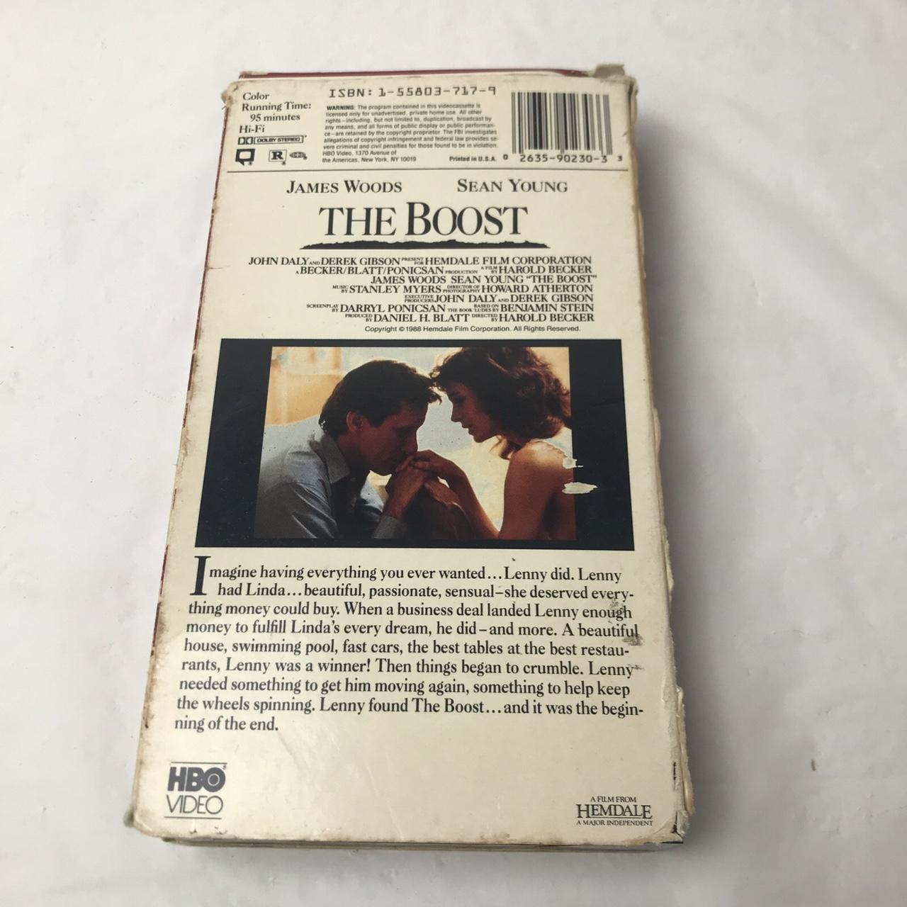 The Boost VHS tape. HBO home video release. Tearing... - Depop