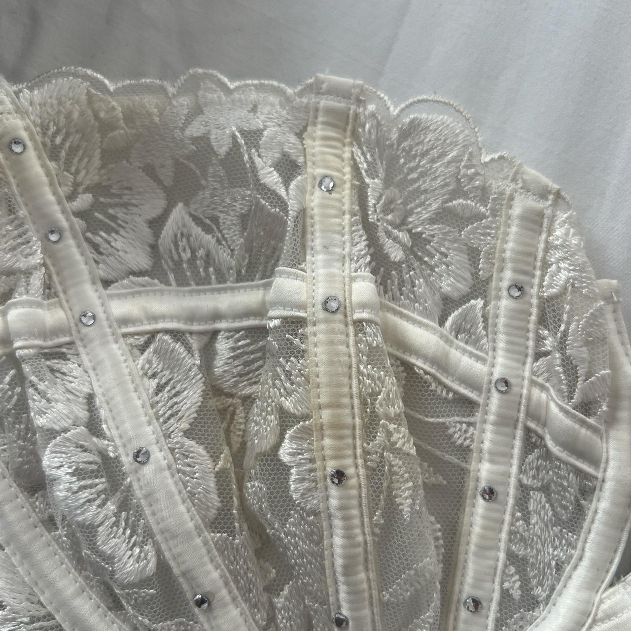 Bras n things white vamp bra Worn once Some... - Depop