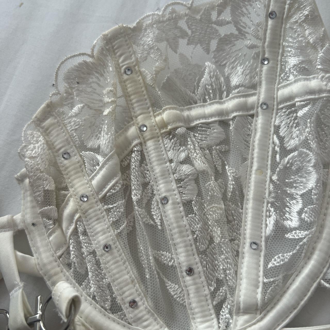 Bras n things white vamp bra Worn once Some... - Depop