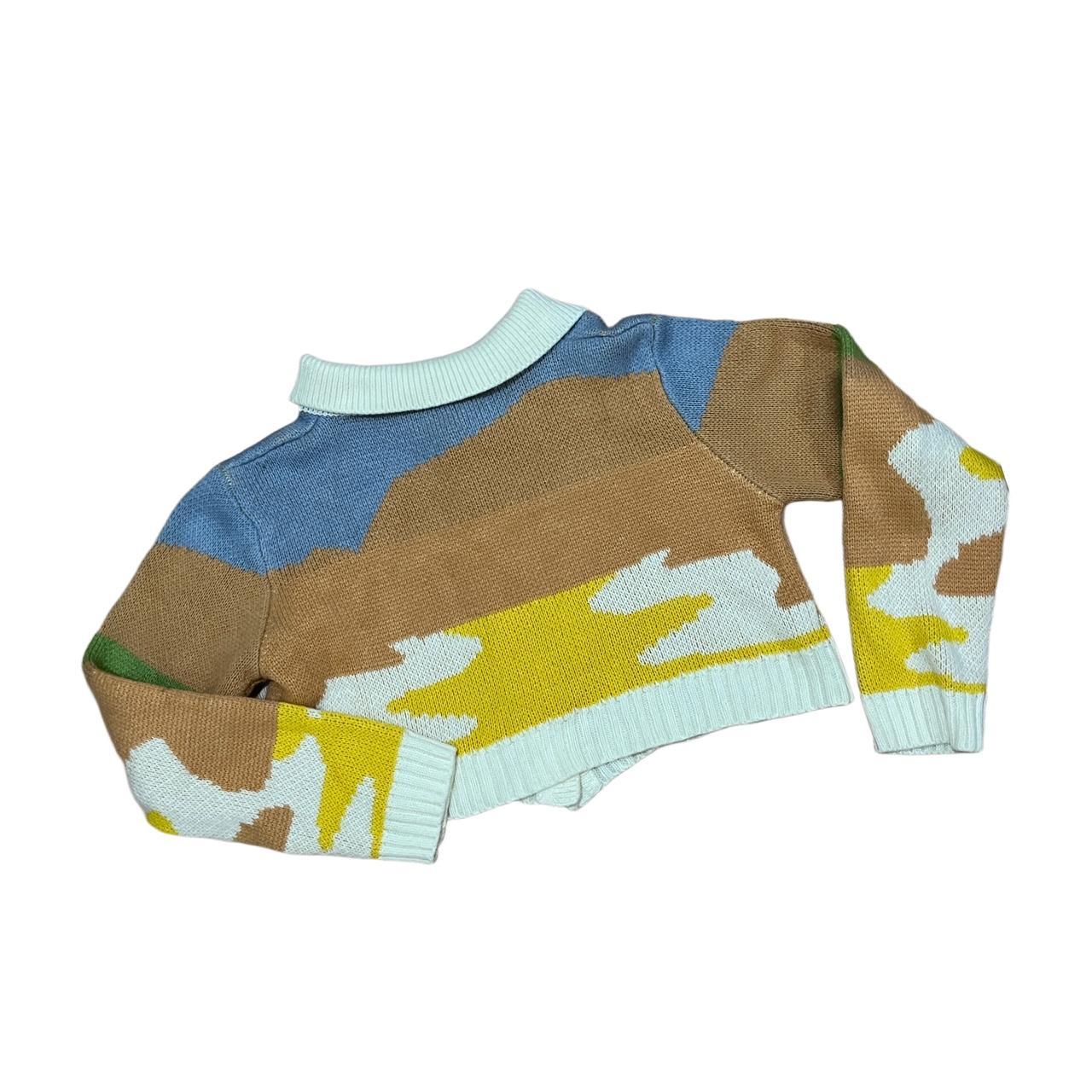 Cute cropped sweater with pearl buttons. Only worn... - Depop