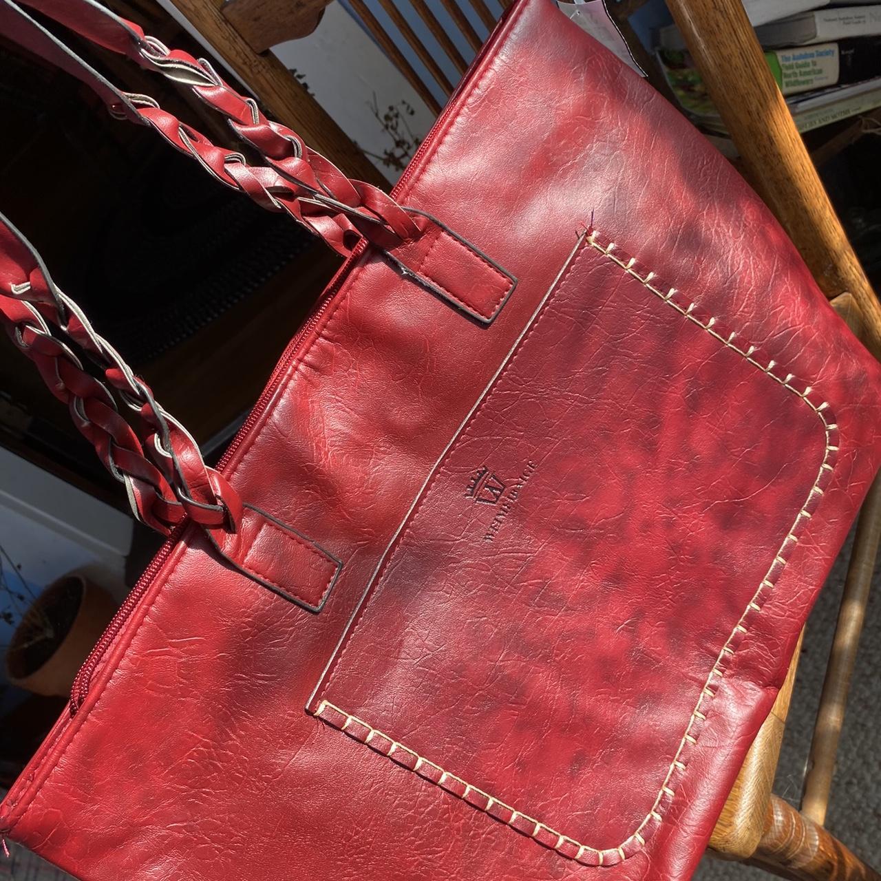 Large Red Tote Bag/Purse #bags #purse #tote #totepurse - Depop