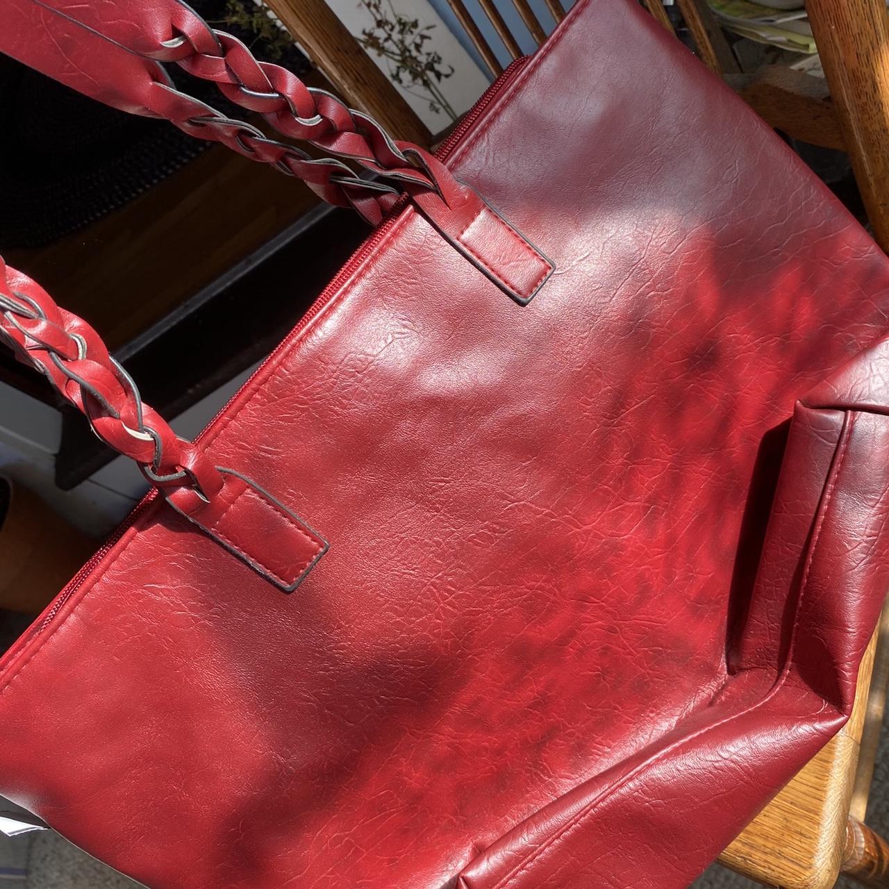 Large Red Tote Bag/Purse #bags #purse #tote #totepurse - Depop