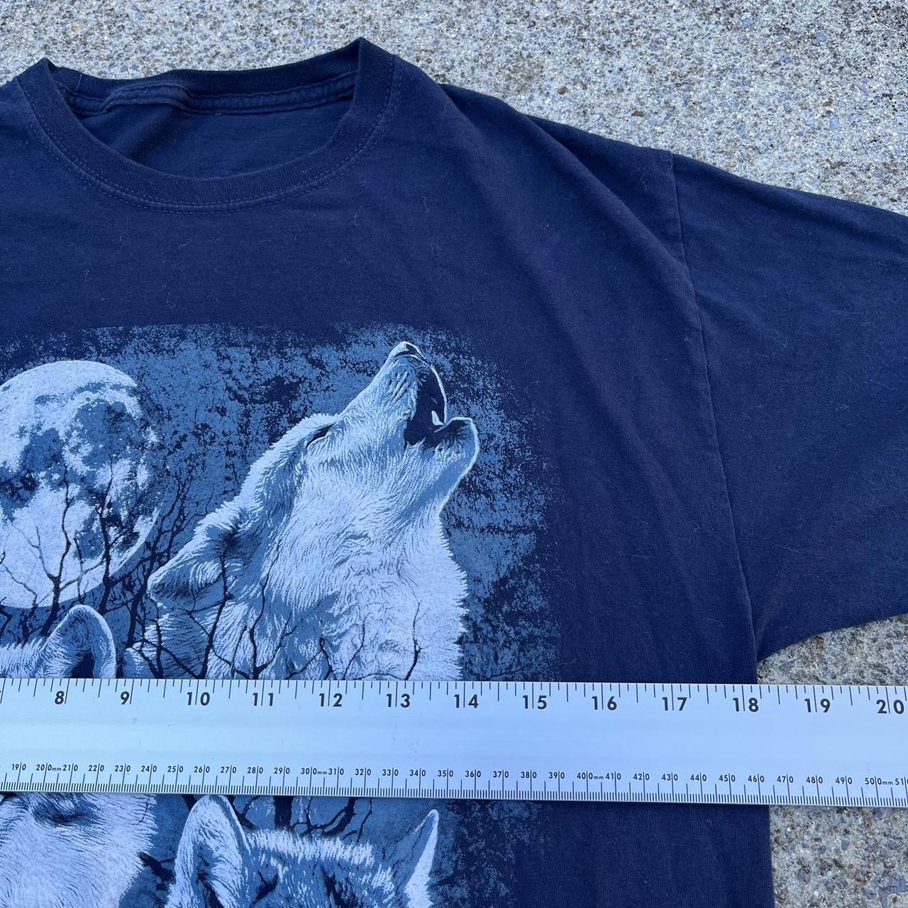 wolf howling nature alpha male shirt no tag looks... - Depop
