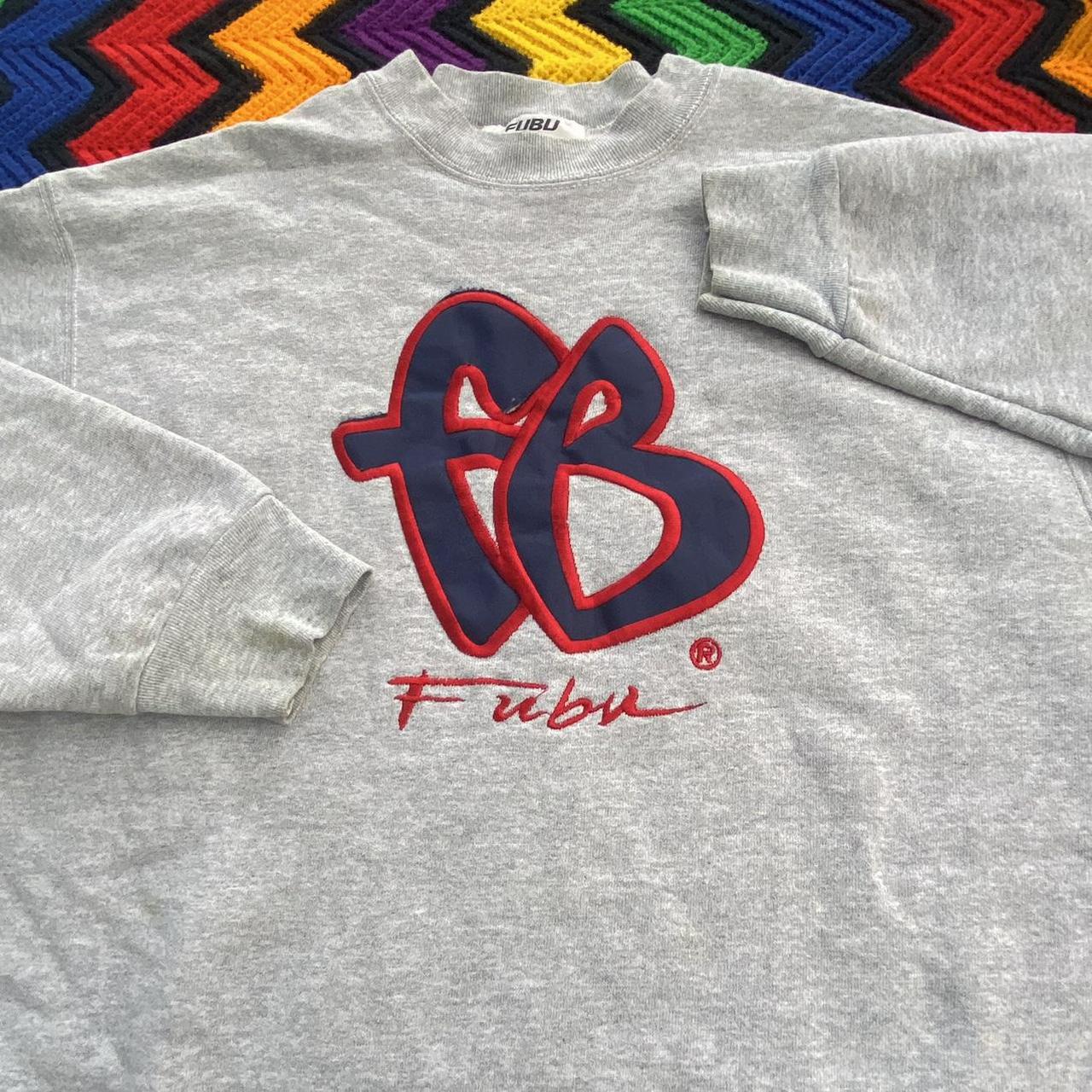 Vintage 90’s Fubu Made In Usa Crewneck size: large... - Depop