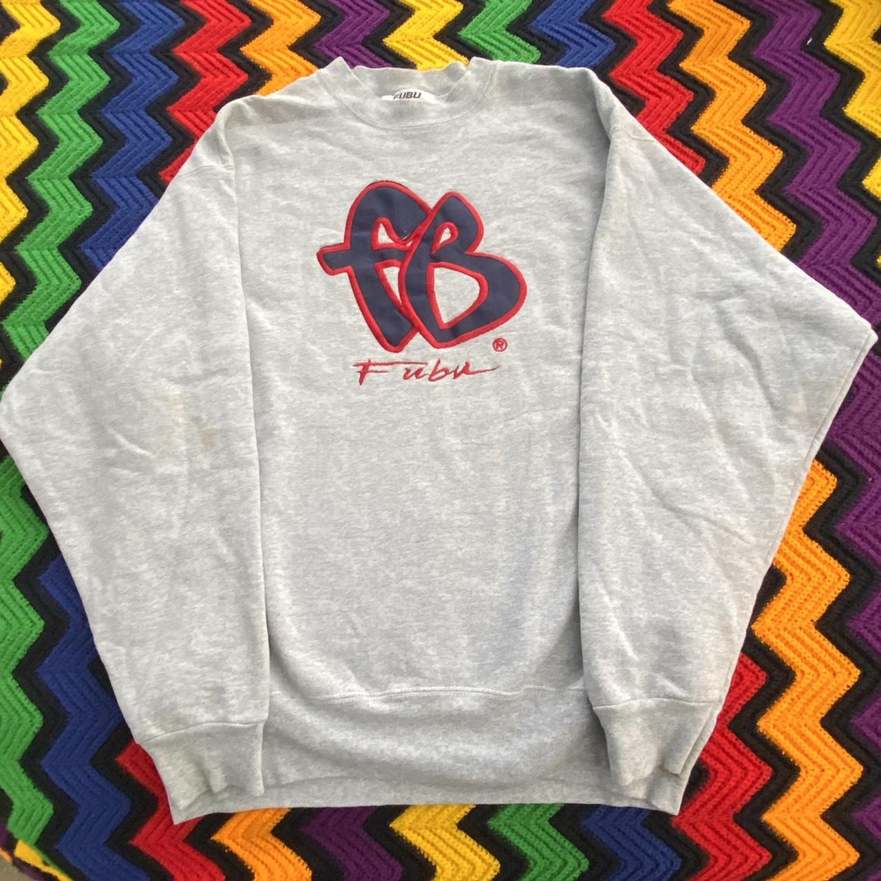 Vintage 90’s Fubu Made In Usa Crewneck size: large... - Depop