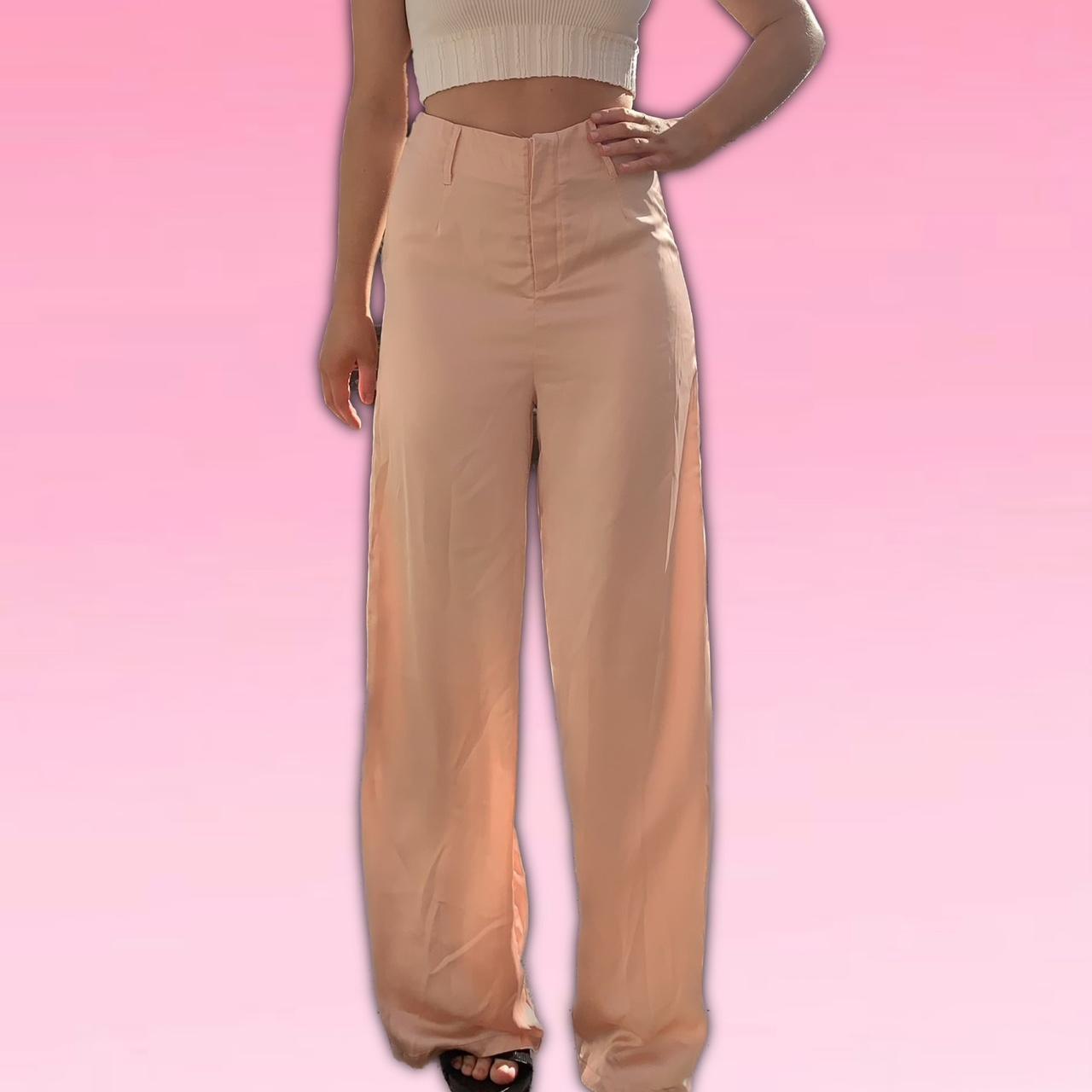 Women's Pink Trousers | Depop