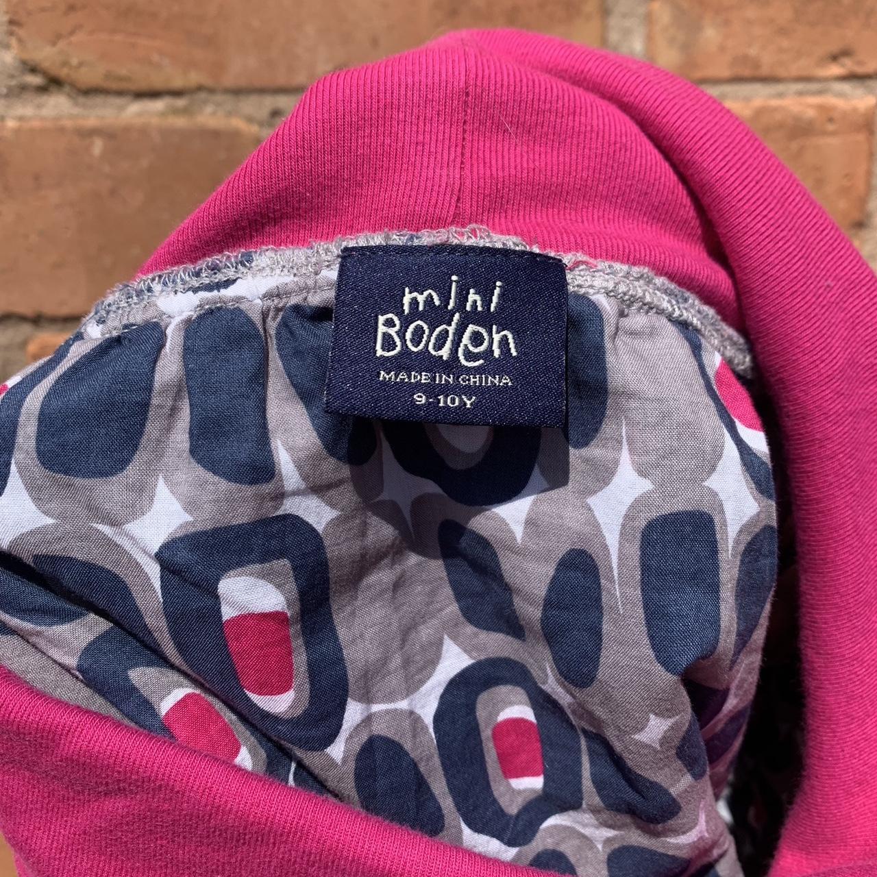 Mini Boden Women's Pink and Grey Skirt | Depop