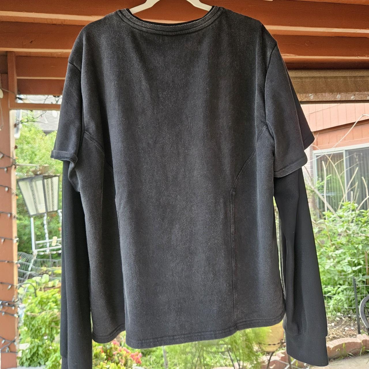 Corrupt Kid double black princess cut long sleeve... | Depop