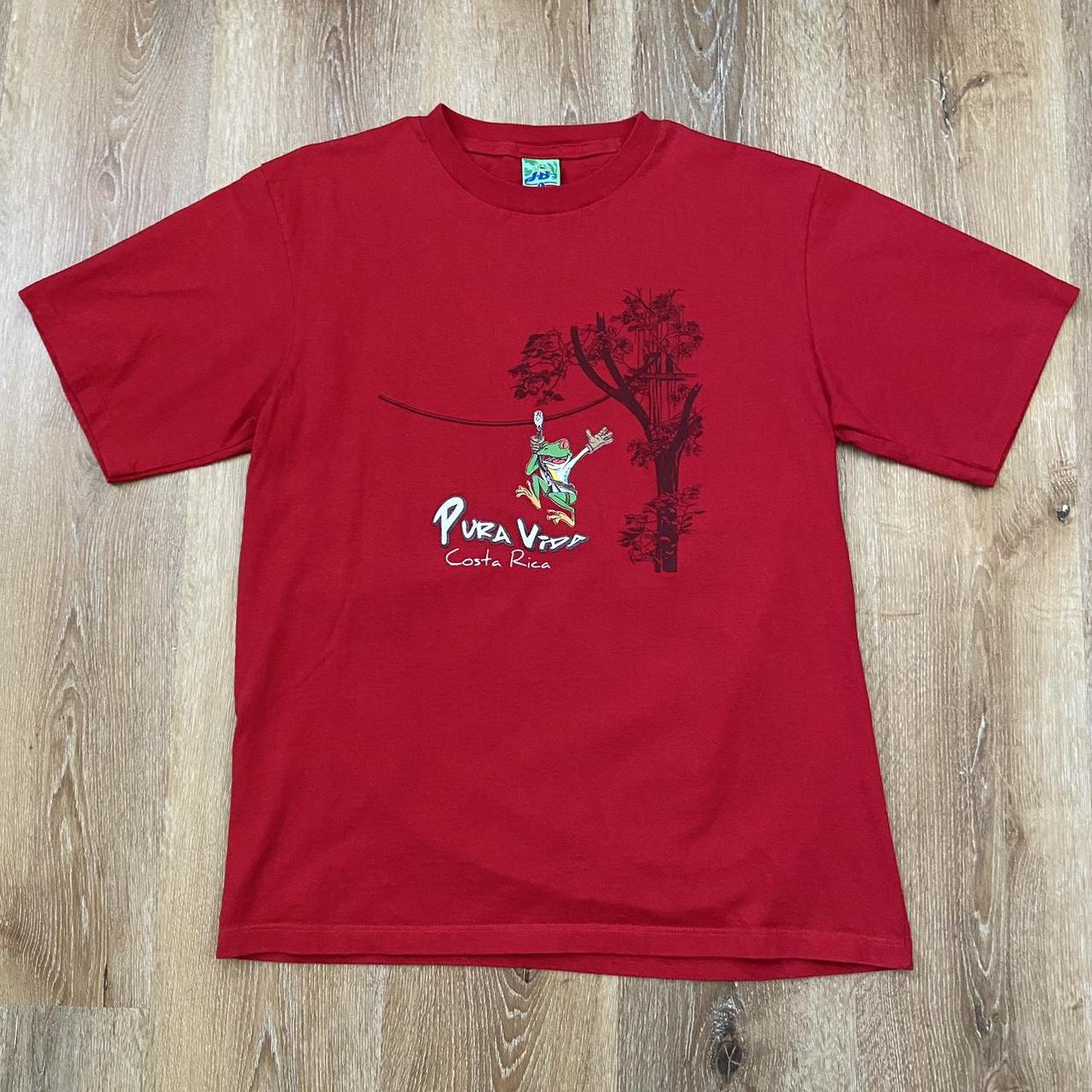 Vintage Costa Rica Frog Zip Lining... - Depop