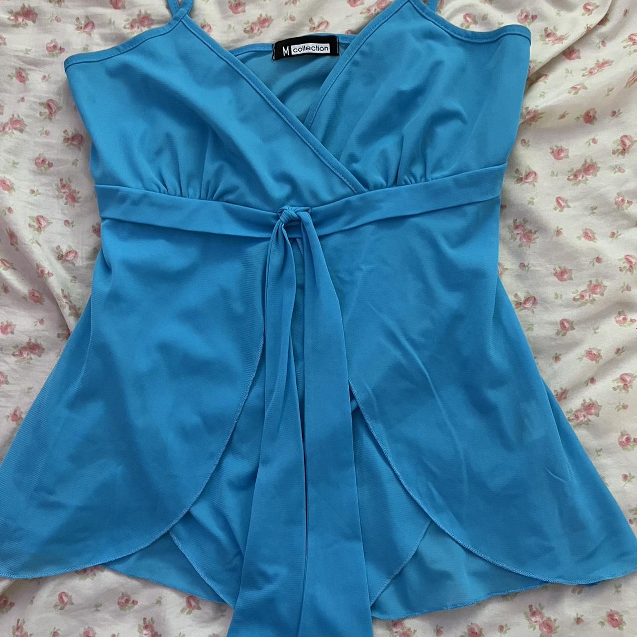 Women's Blue Vest | Depop