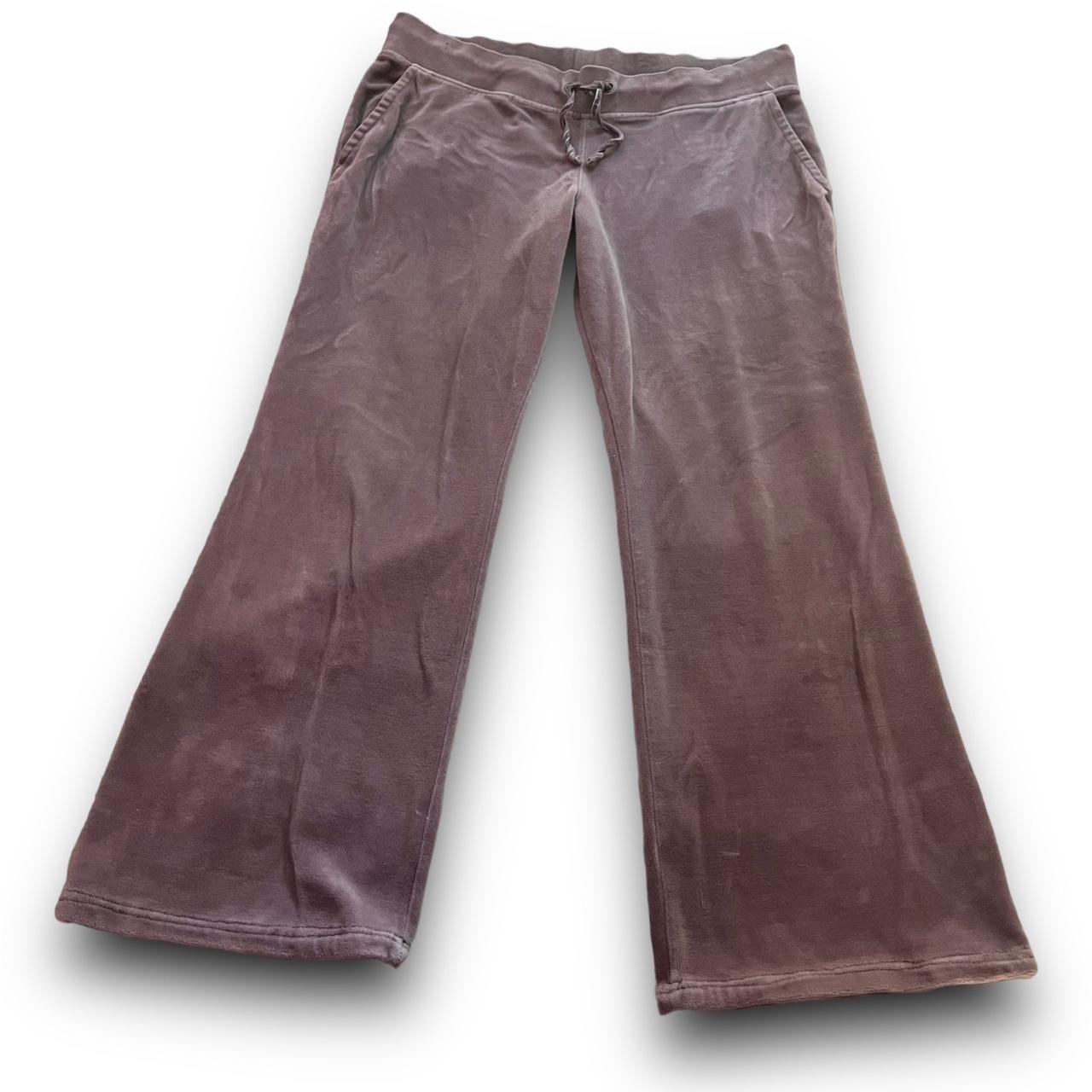 y2k pink tracksuit pants super cute velour... - Depop