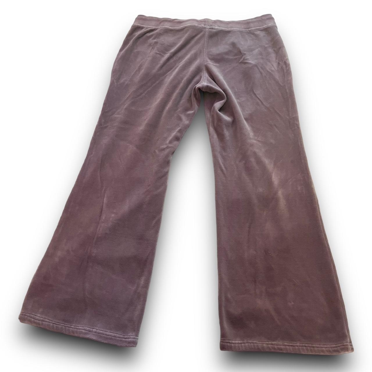 y2k pink tracksuit pants super cute velour... - Depop