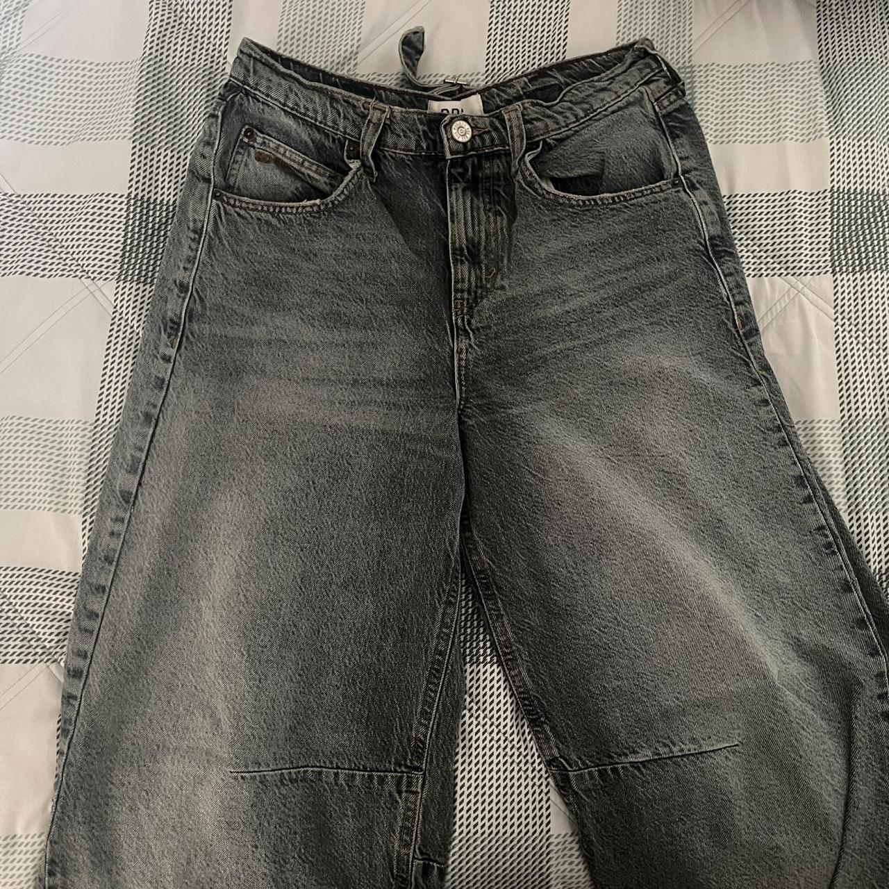 BDG Logan Buckle Baggy Barrel Jeans | Depop