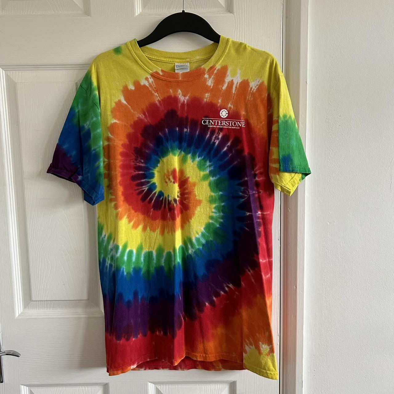Vintage tye dye t shirt only worn once - Depop