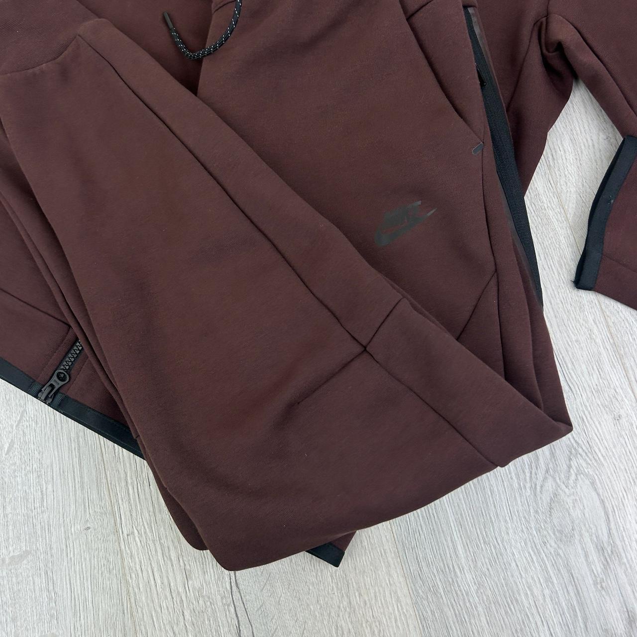 Nike Tech Fleece Maroon Full Tracksuit • Medium... - Depop