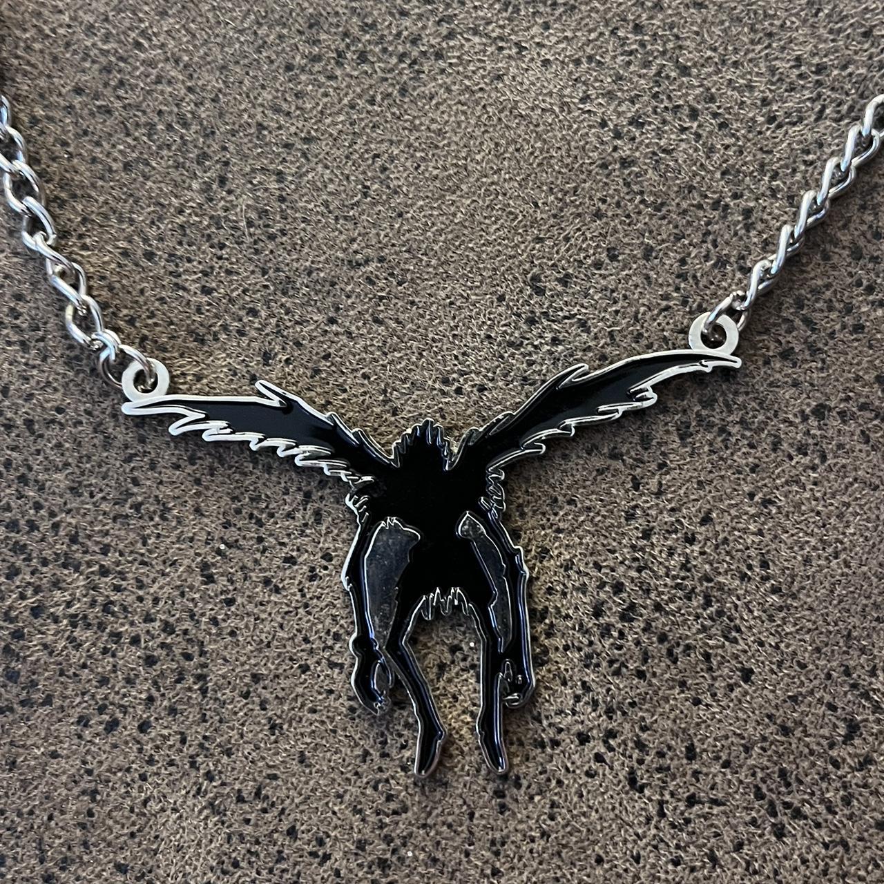 death note ryuk necklace #deathnote #ryuk #anime... - Depop