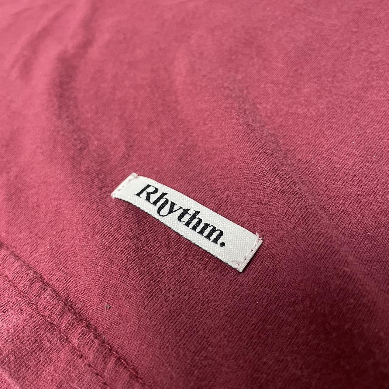 Rhythm Apparel Graphic T-Shirt #maroon #apparel... - Depop