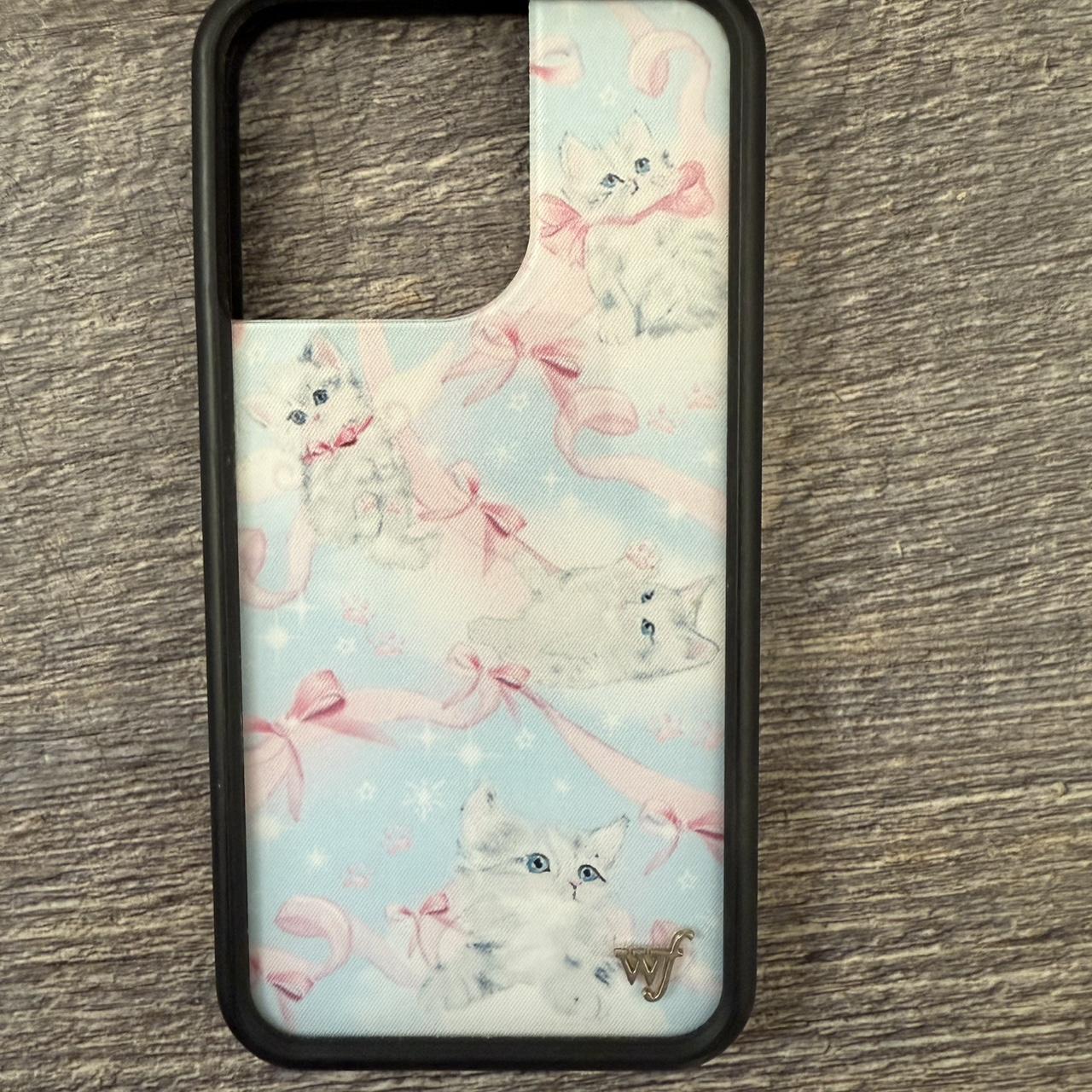 WILDFLOWER phone case- kittens and bows iphone 13... - Depop