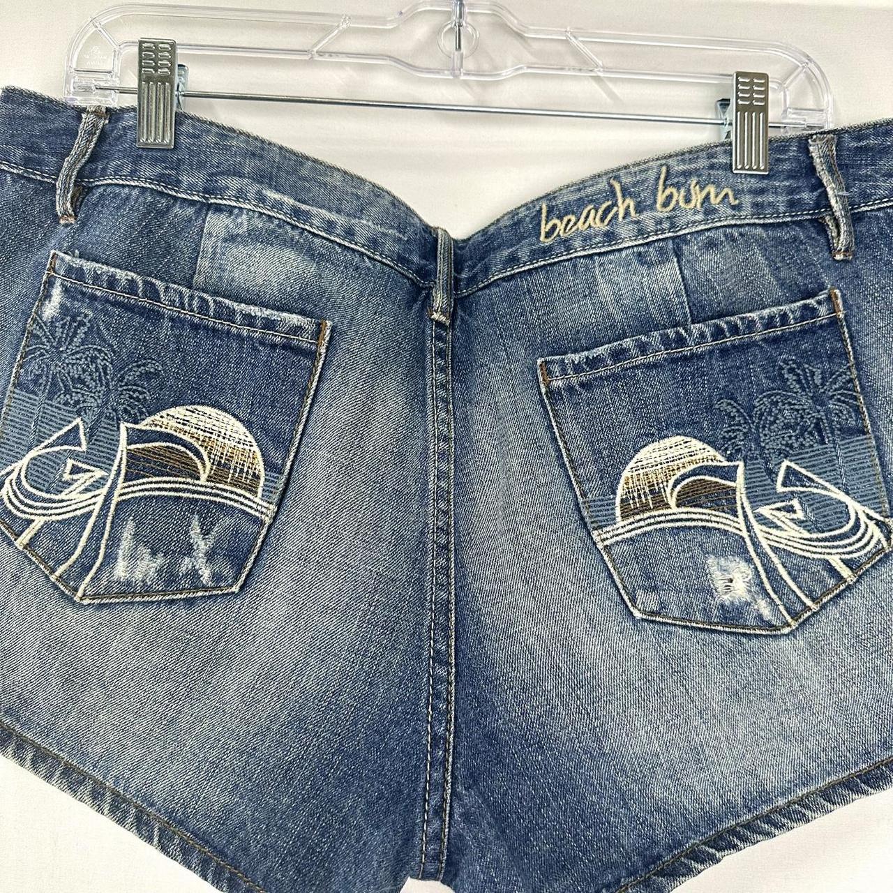 c7p chip & pepper productions surf bunny denim mini... | Depop