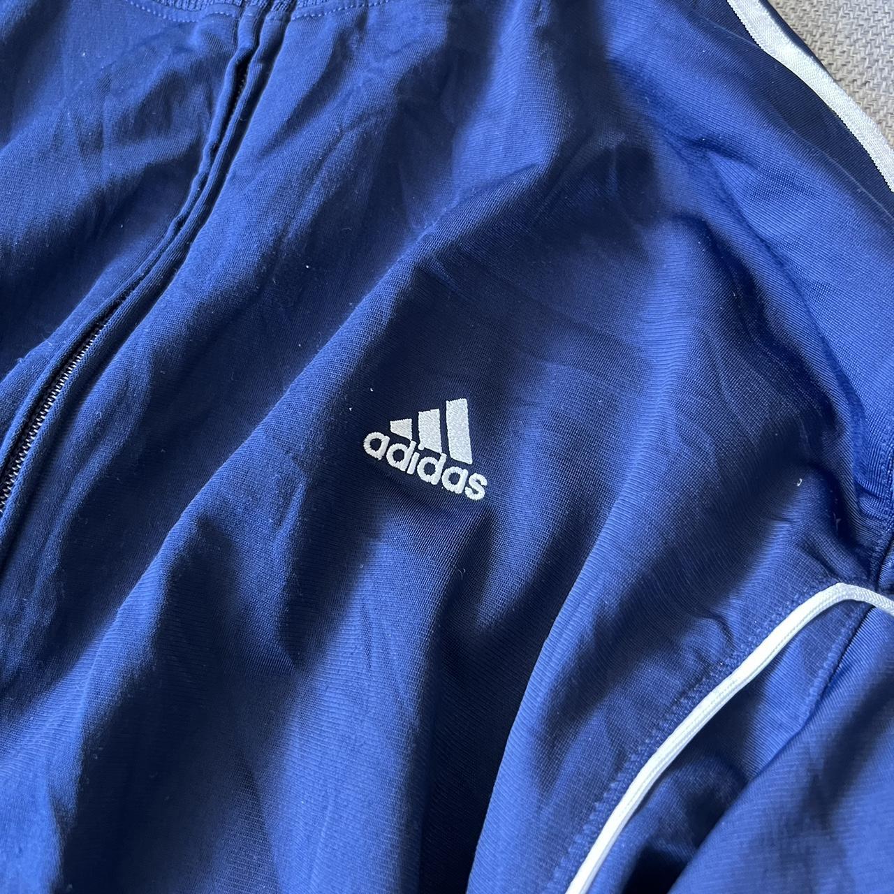 Adidas zip jacket Size - XL - Depop