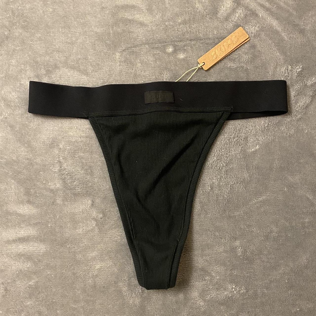 Skims thong, brand new with tags - Depop