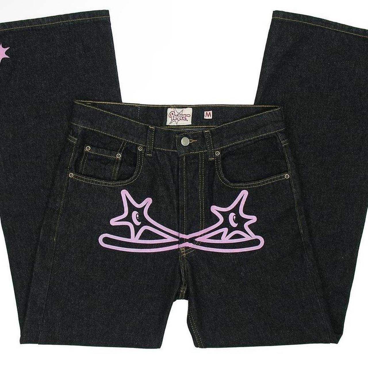 Protect Ldn Jeans pink 34x34 Size Large Perfect... - Depop