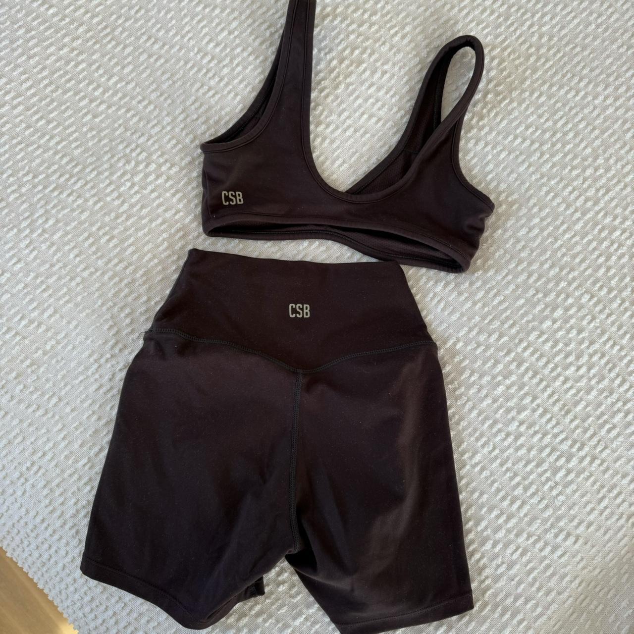 crop shop boutique serenity crop and 4” shorts in... - Depop