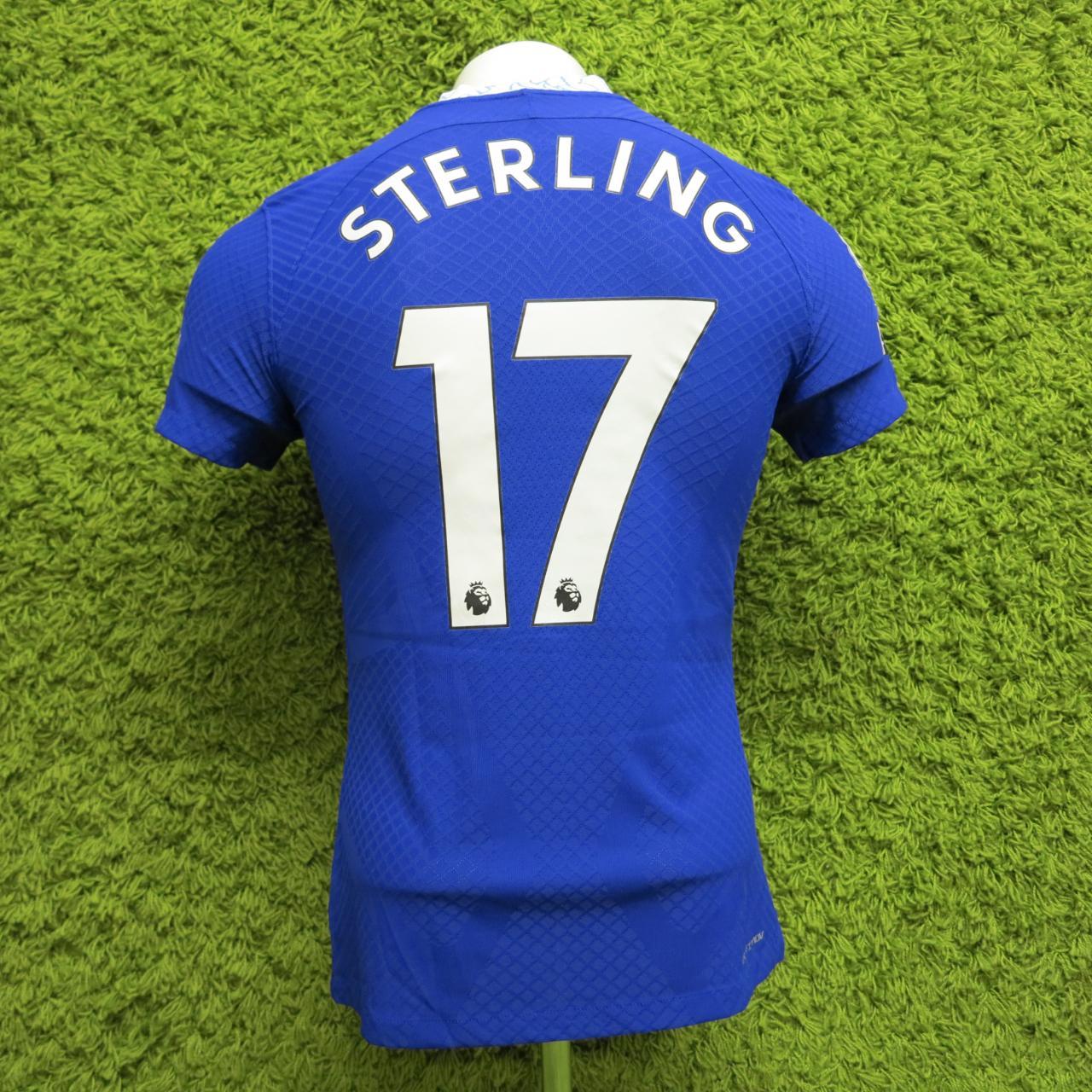 2022-2023 CHELSEA HOME FOOTBALL SHIRT "STERLING 17"... - Depop