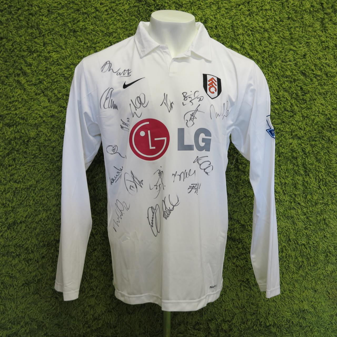 2007-2008 FULHAM HOME FOOTBALL SHIRT "DEMPSEY 23"... - Depop
