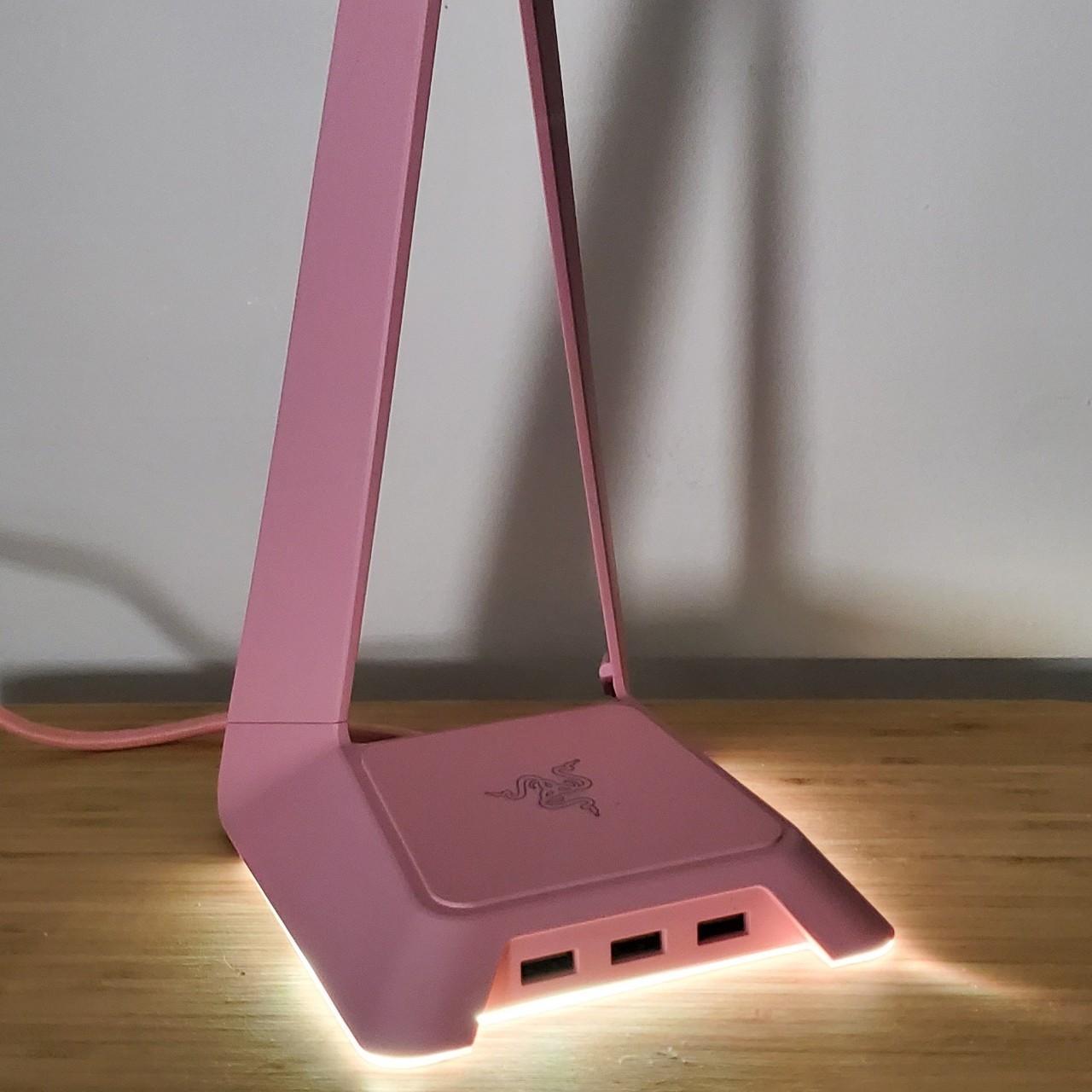 Razer Quartz headphone stand. (Headphones not included) - Depop