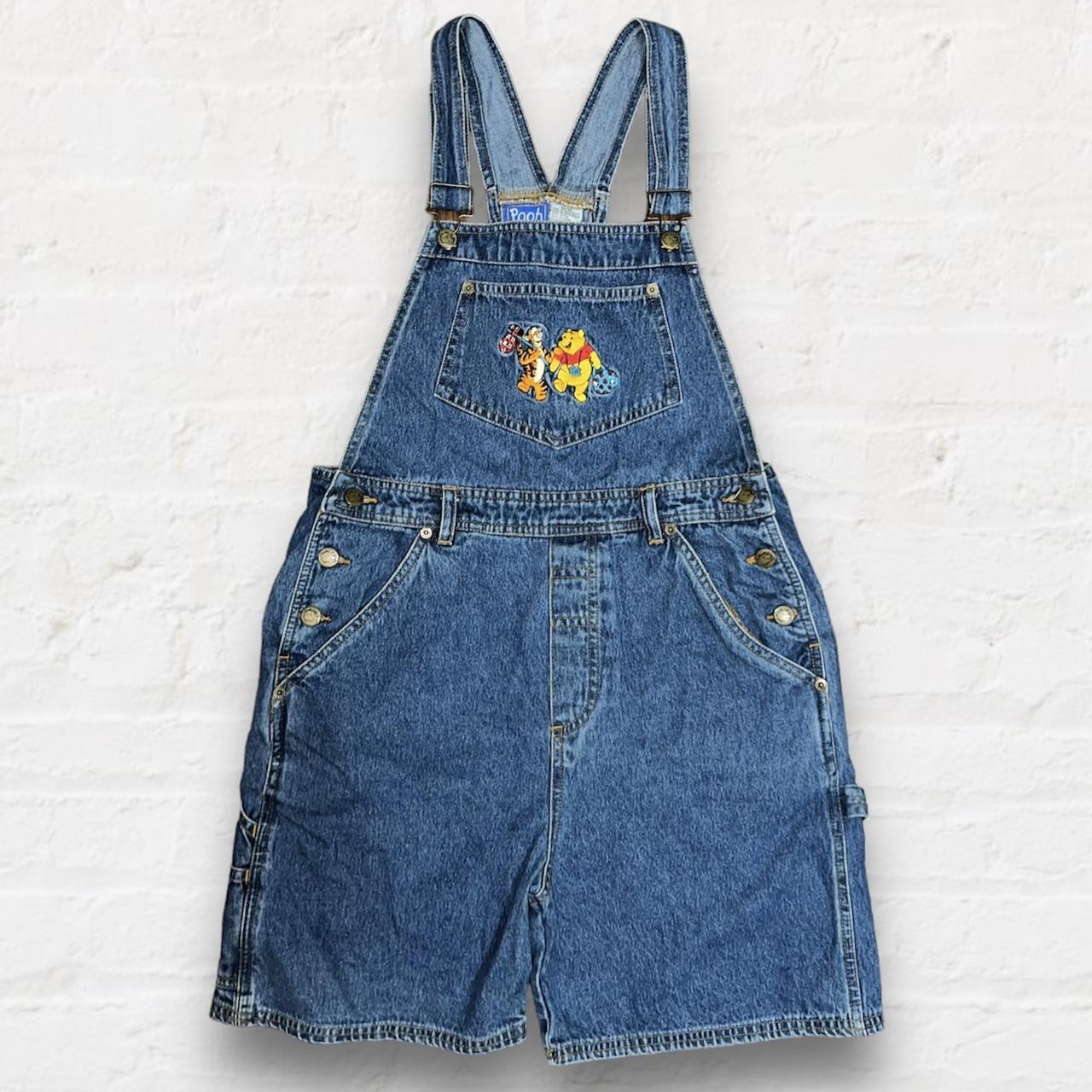 Disney Women's Blue Dungarees-overalls | Depop