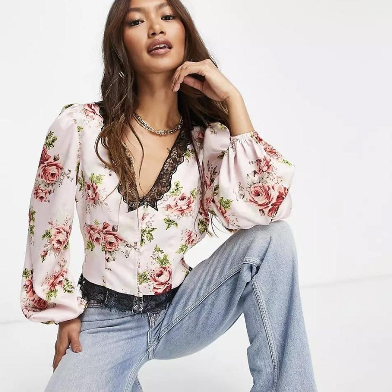 ASOS Blouse - Size 18 - Only worn once - So cute... - Depop