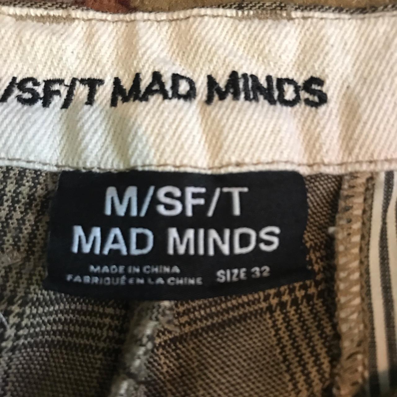 Misfit Mad Minds Dress Pants Plaid misfit pants,... - Depop