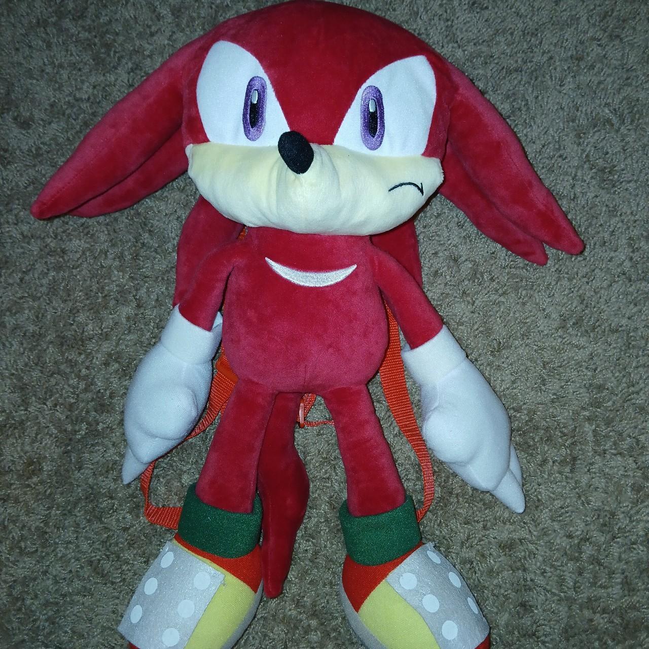 Knuckles plush backpack #sonic #2000s #plush... - Depop