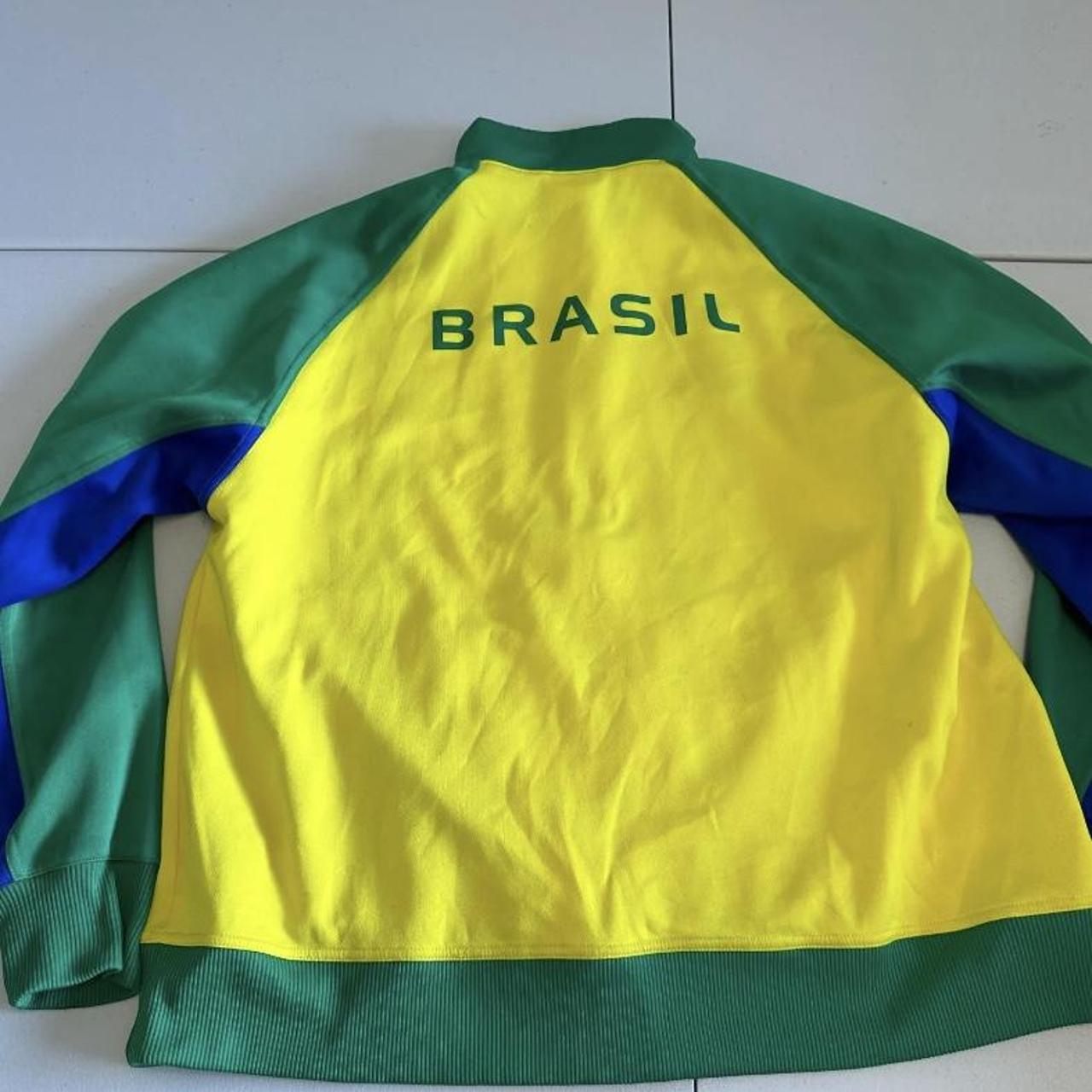 Vintage Adidas Brasil track jacket - Size: XL - a... - Depop