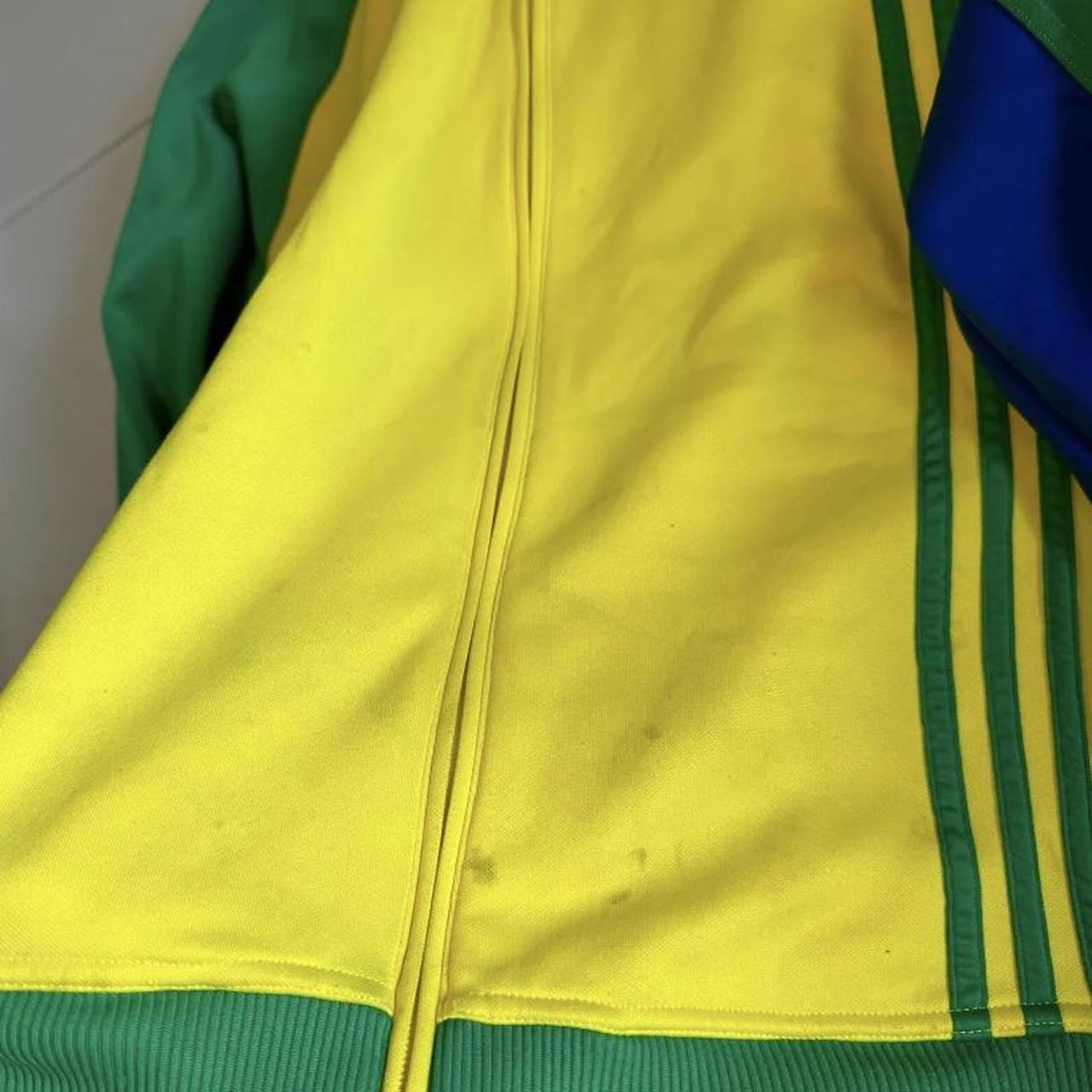 Vintage Adidas Brasil track jacket - Size: XL - a... - Depop