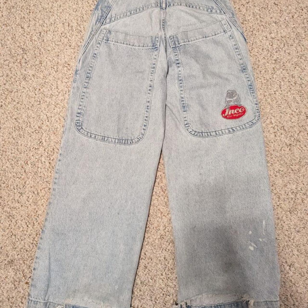 Vintage 90's JNCO jeans, 26" Bottom, "Big Rig",... - Depop