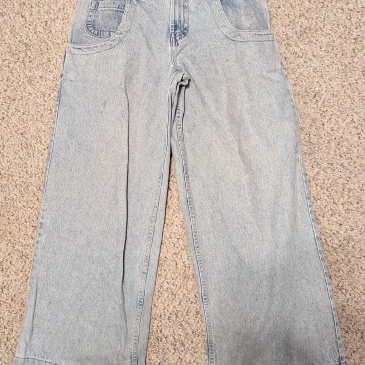 Vintage 90's JNCO jeans, 26" Bottom, "Big Rig",... - Depop