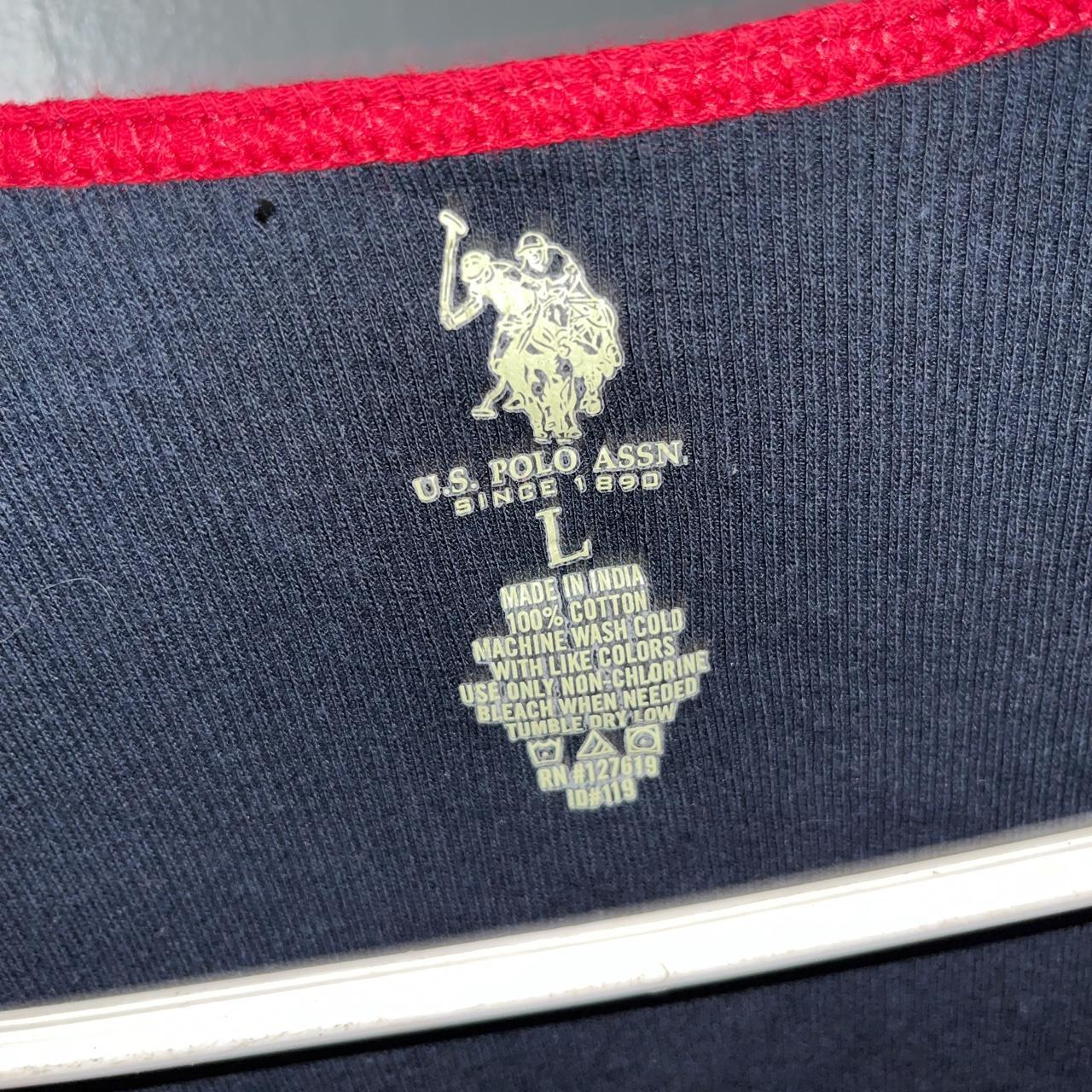 Blue & Red Tank Brand: US Polo Assn Size: Large In... - Depop