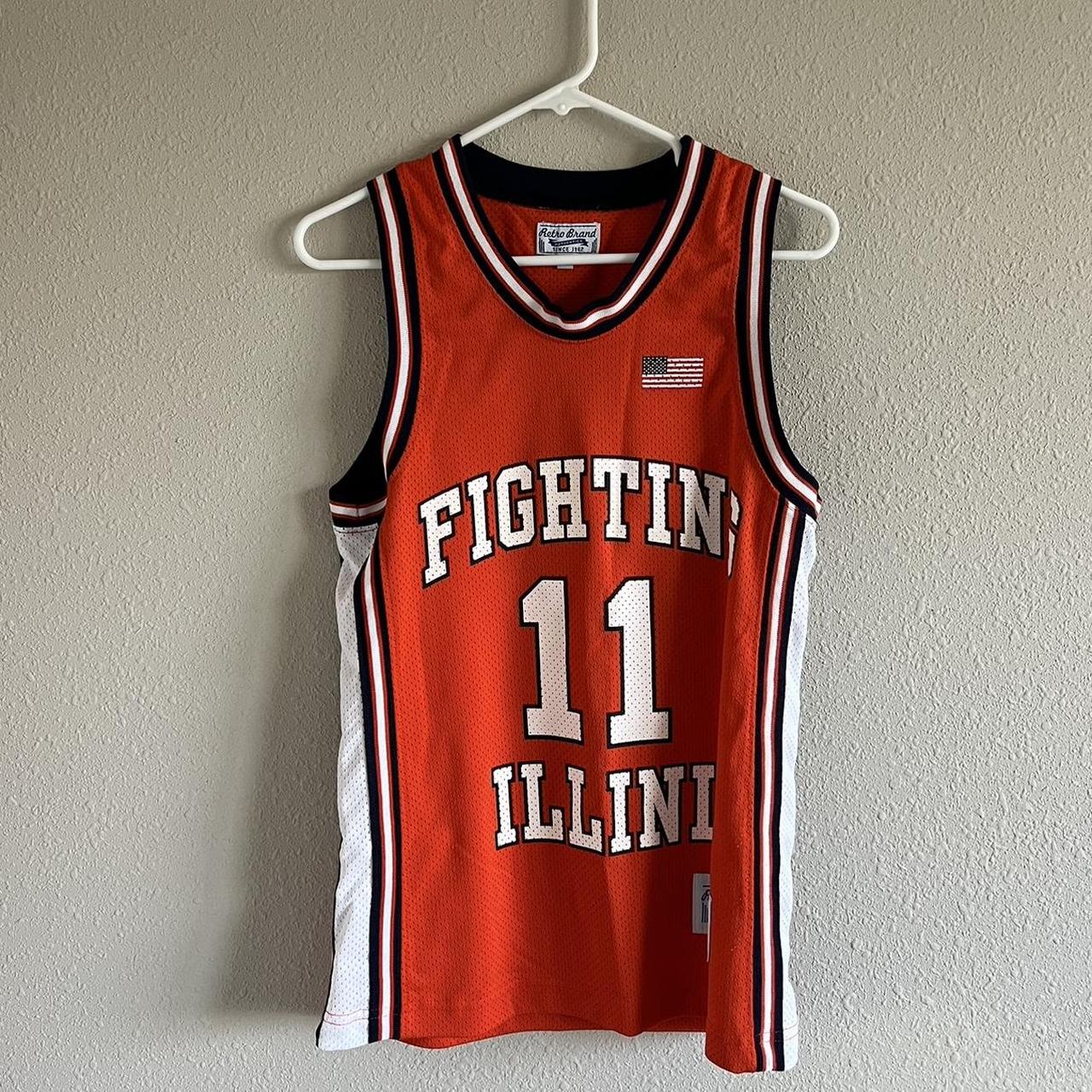 university of illinois basketball jersey never worn - Depop