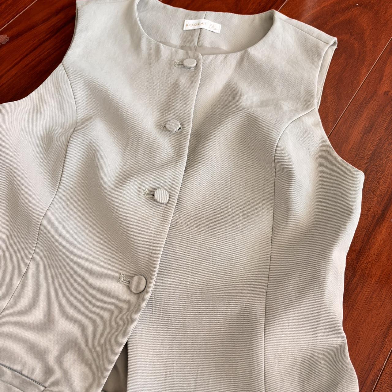 Kookai Ariel vest set size 8 Wore once short... - Depop